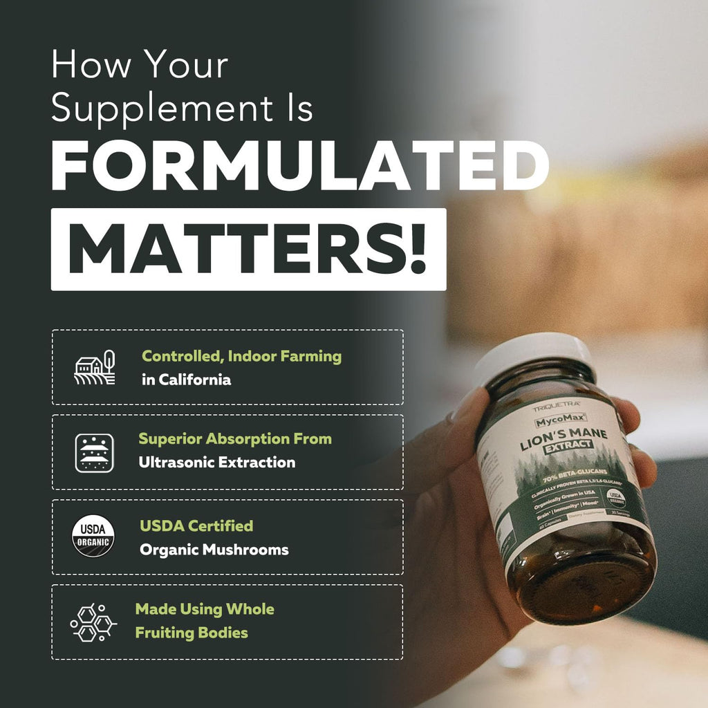 organic mushrooms for brain health