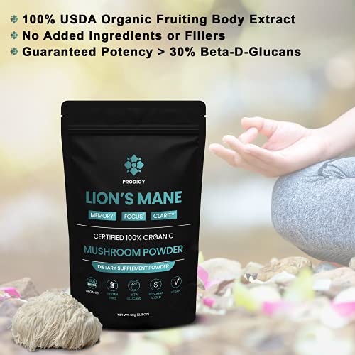 Organic mushrooms for cognitive health