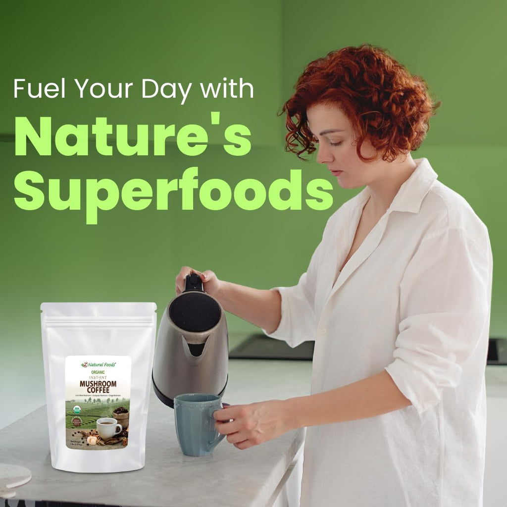 organic mushrooms for daily energy