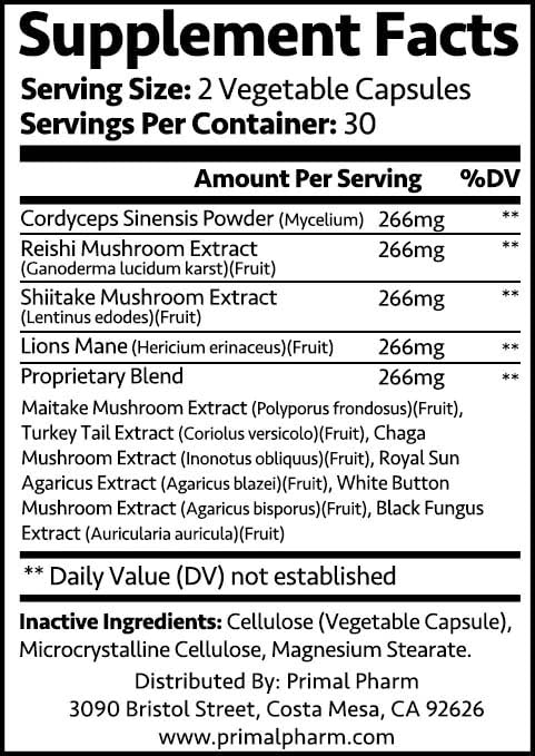 organic mushrooms for daily vitality