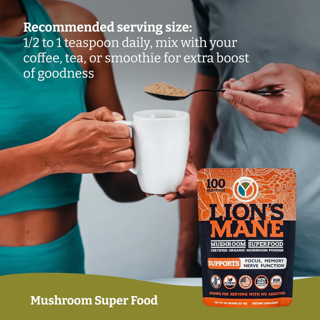 organic mushrooms for energy boost