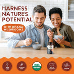 Organic mushrooms for enhanced vitality