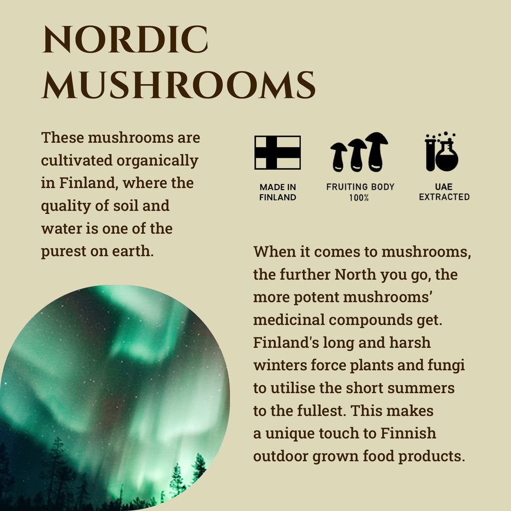 organic mushrooms for enhanced vitality