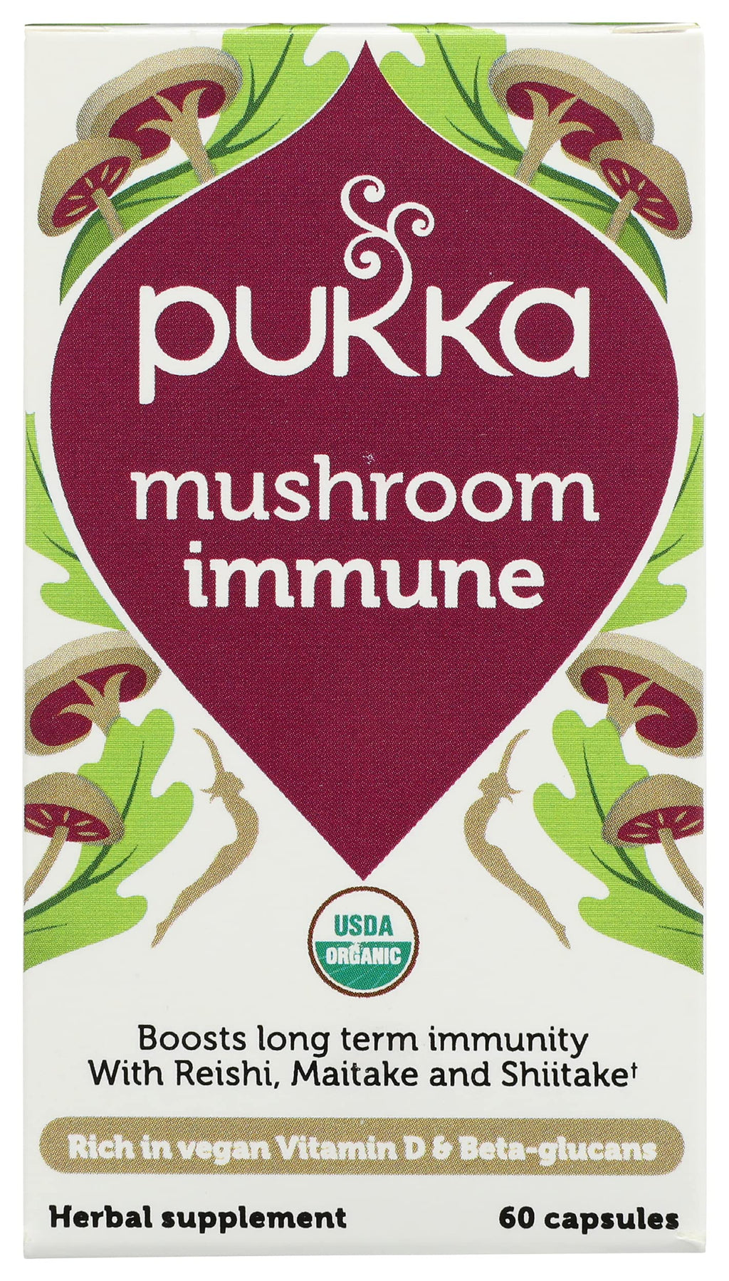 Organic mushrooms for enhanced wellness