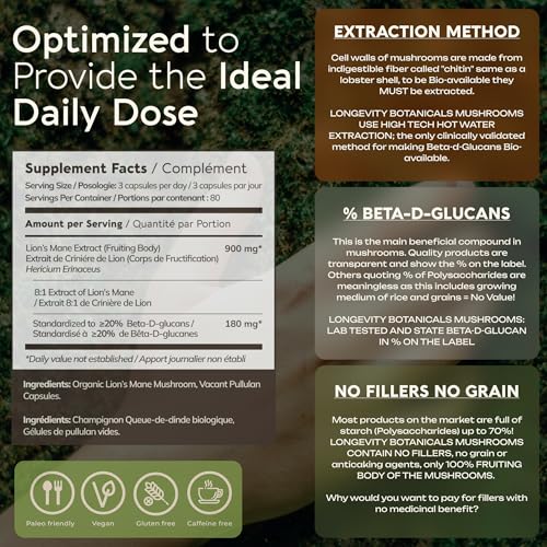 Organic mushrooms for gut health