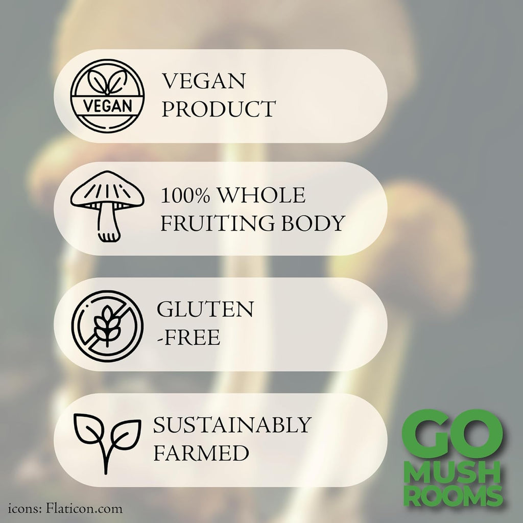 Organic mushrooms for holistic health
