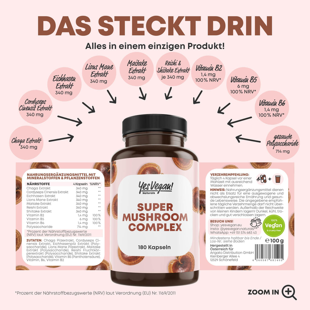 Organic mushrooms for mental clarity