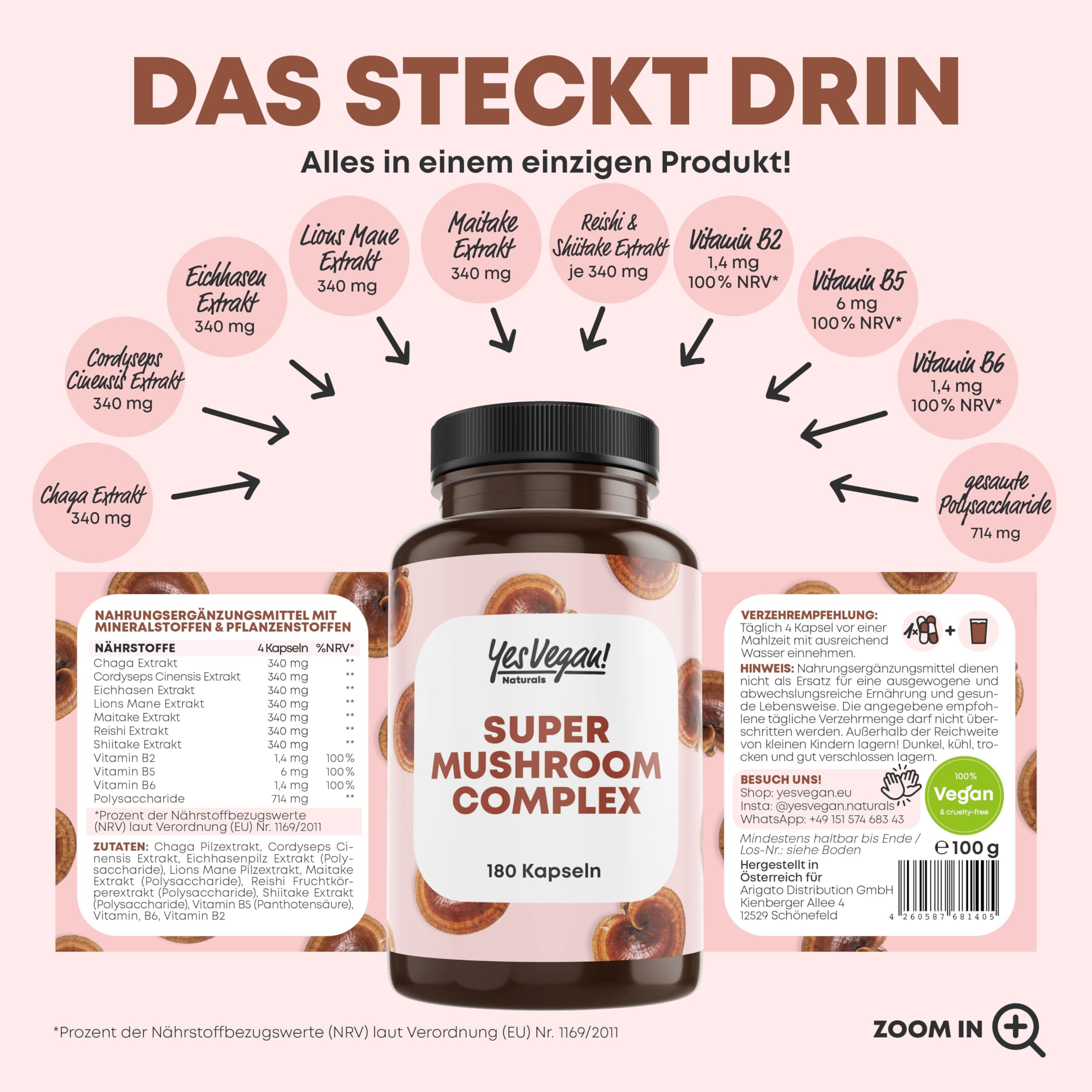 Organic mushrooms for mental clarity