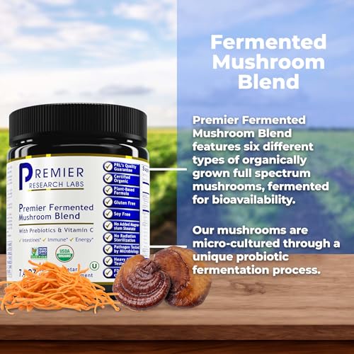 Organic mushrooms for natural immune support