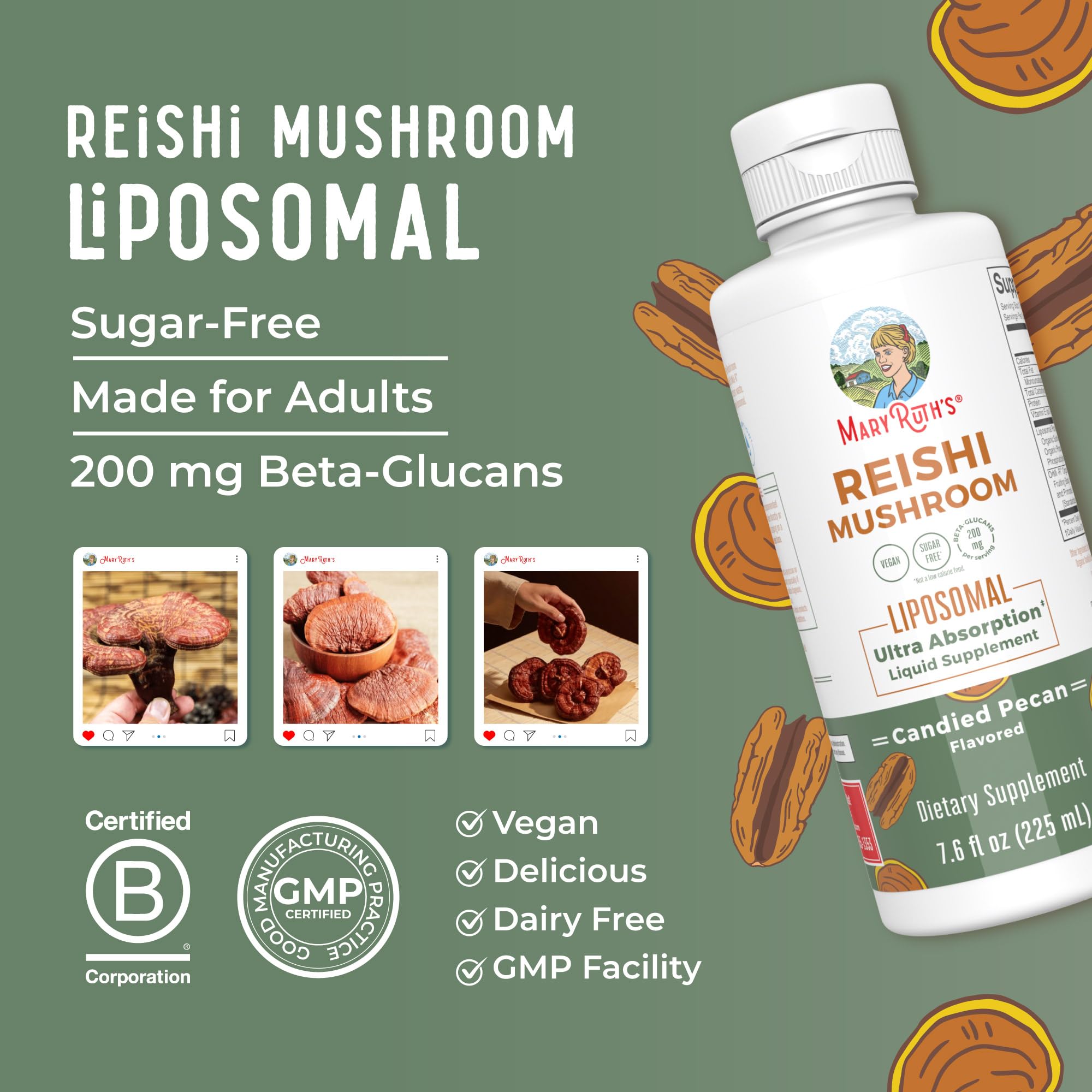 organic mushrooms for natural support