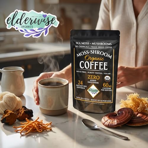 organic mushrooms in coffee for health