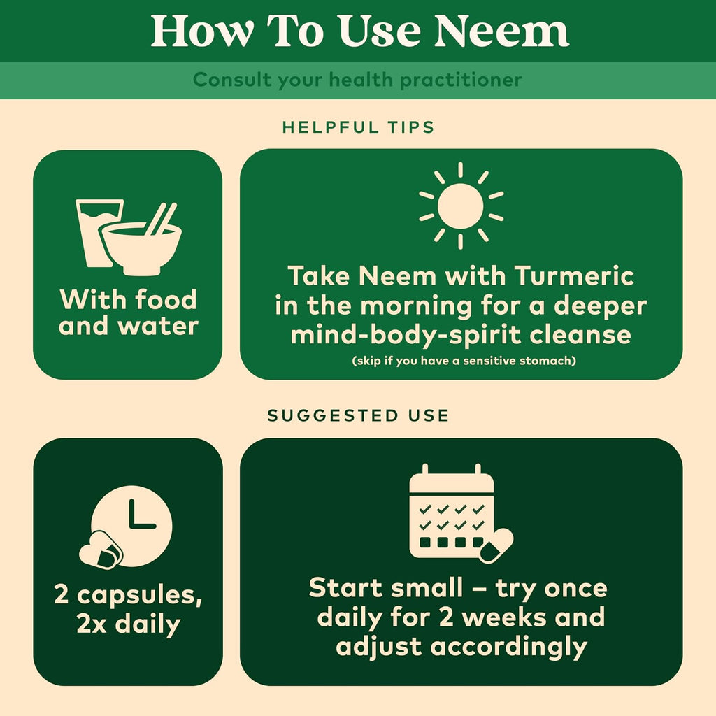 organic neem capsules for detoxification