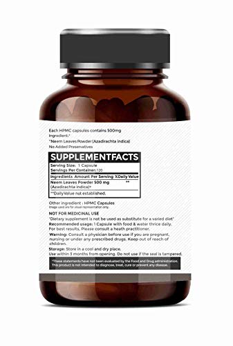 organic neem capsules for health