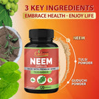Organic neem for digestive wellness
