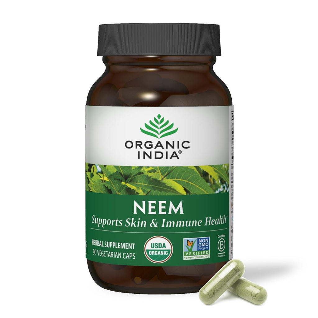 organic neem leaf herbal supplement