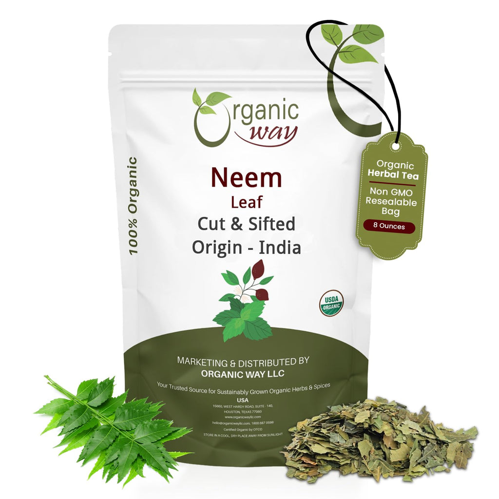 organic neem leaf herbal tea