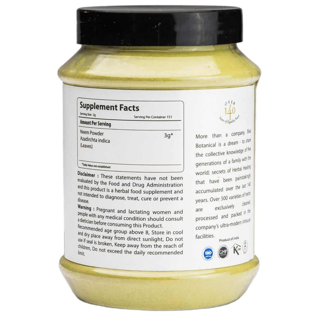 organic neem leaf powder for hair care