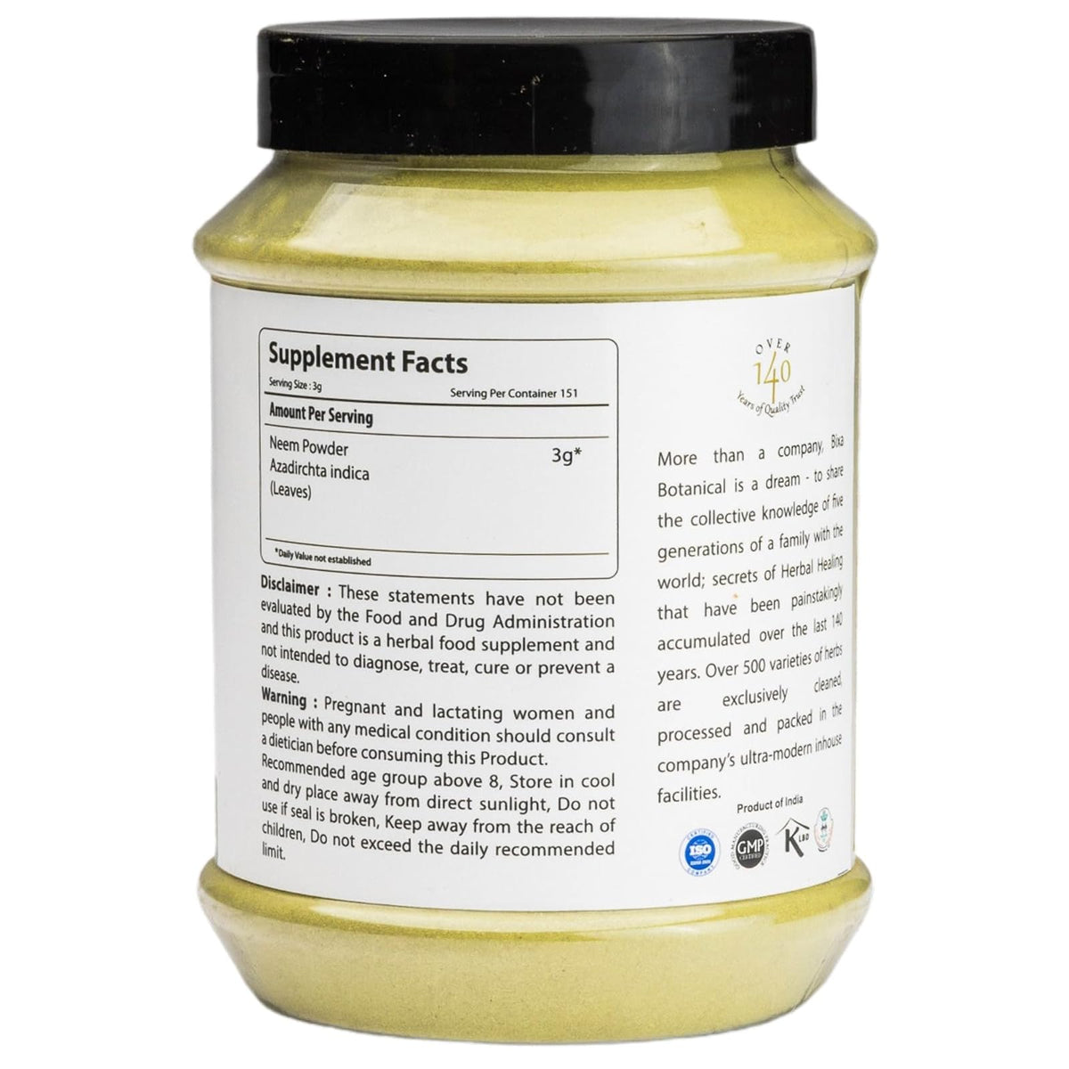 organic neem leaf powder for hair care