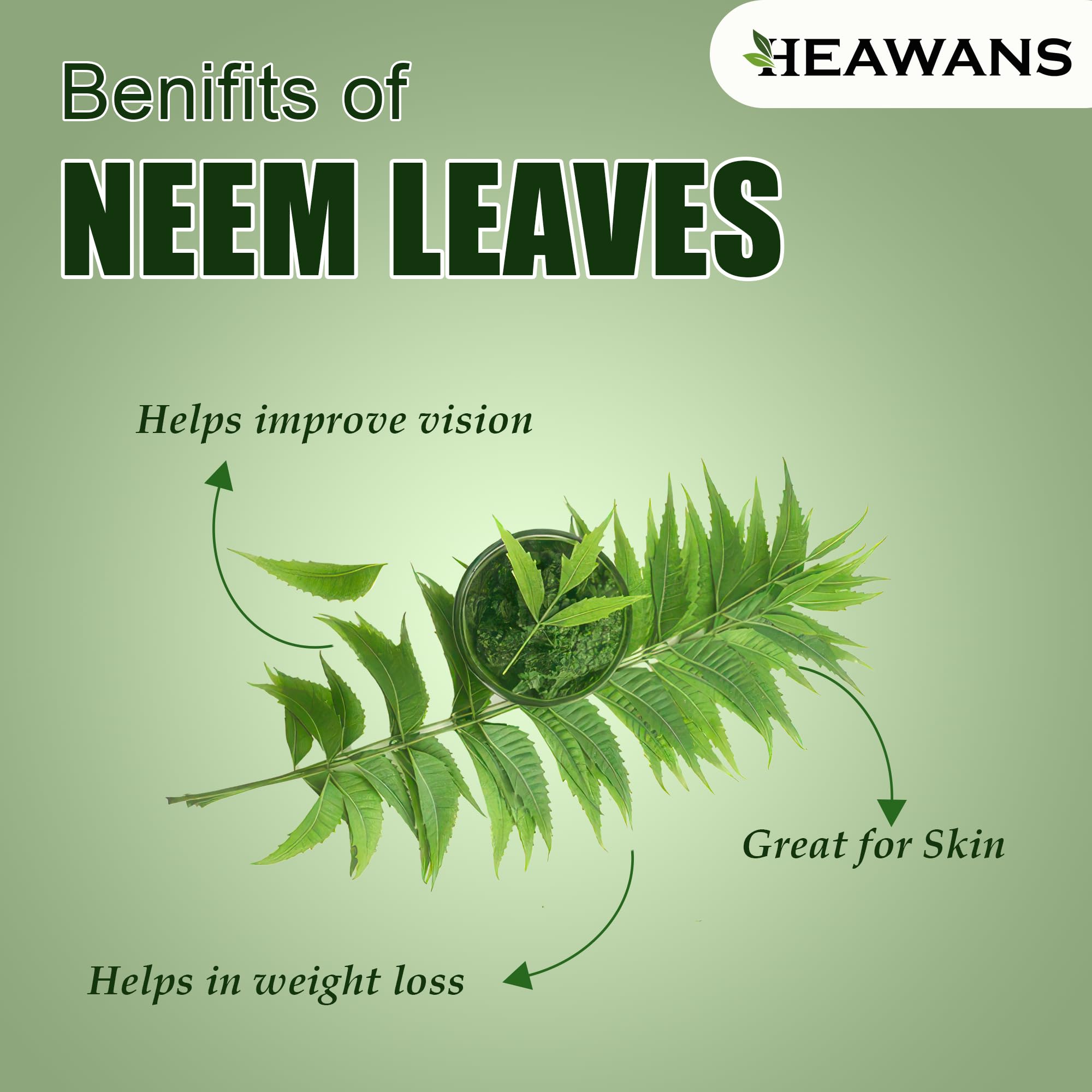 organic neem leaves for holistic health