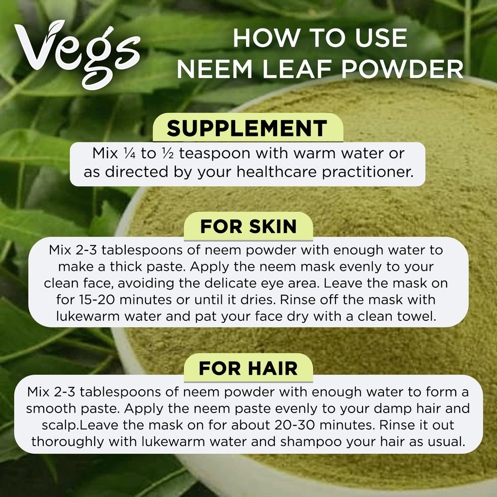 organic neem powder for daily use