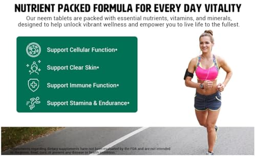 Organic neem tablets for detoxification