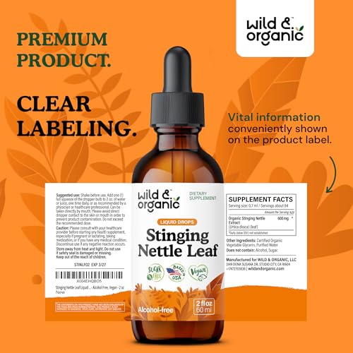 organic nettle drops for daily nutrition