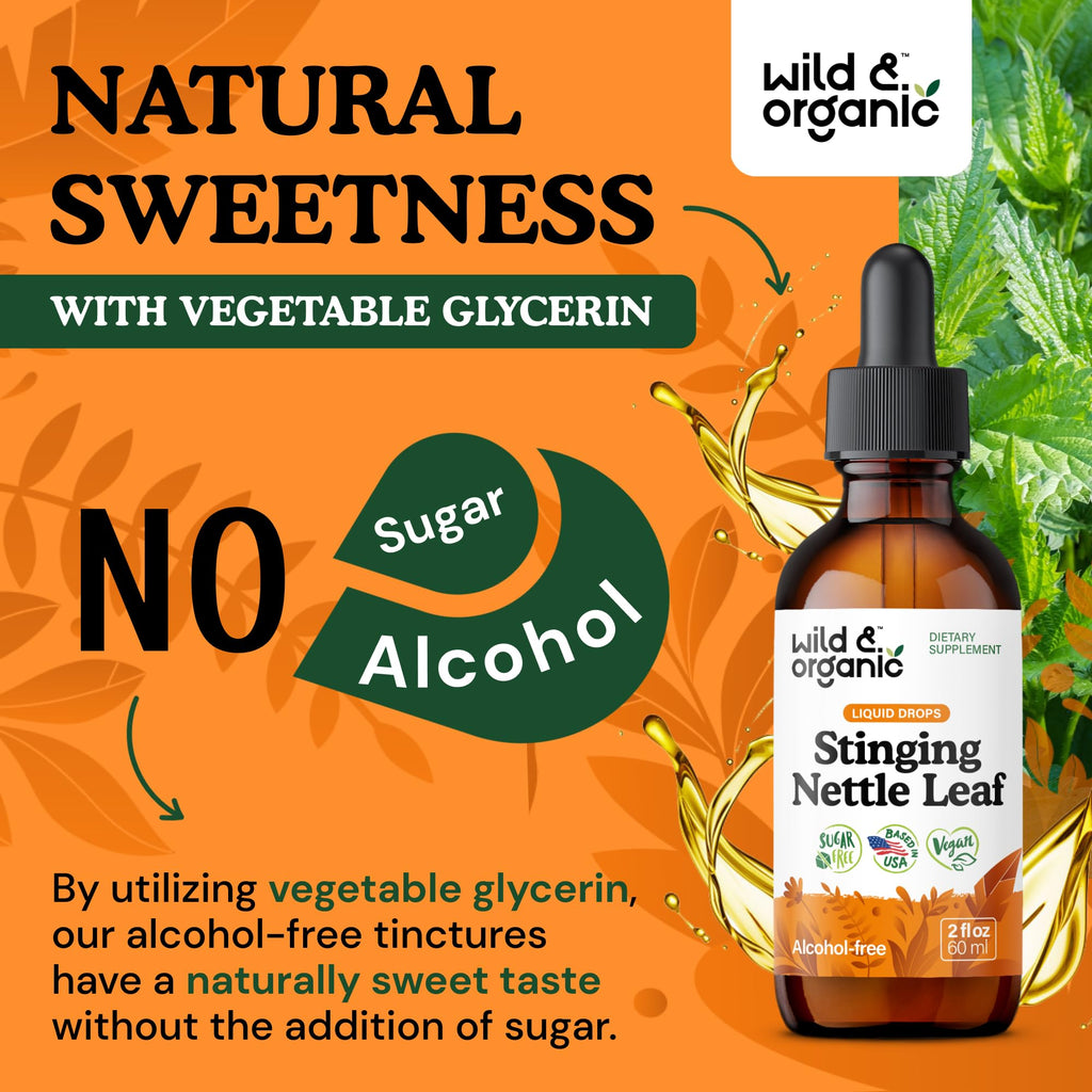 organic nettle drops for holistic wellness