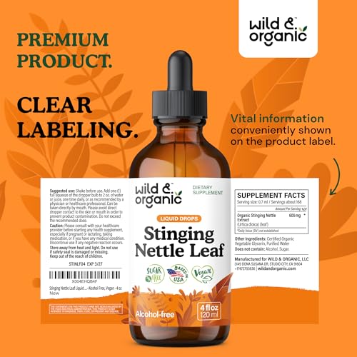 organic nettle drops for stress relief