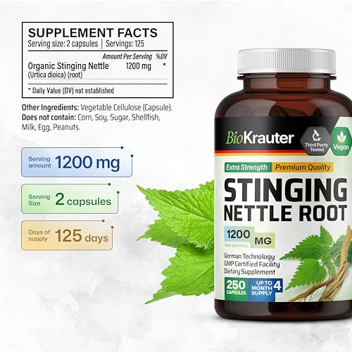 organic nettle for natural wellness