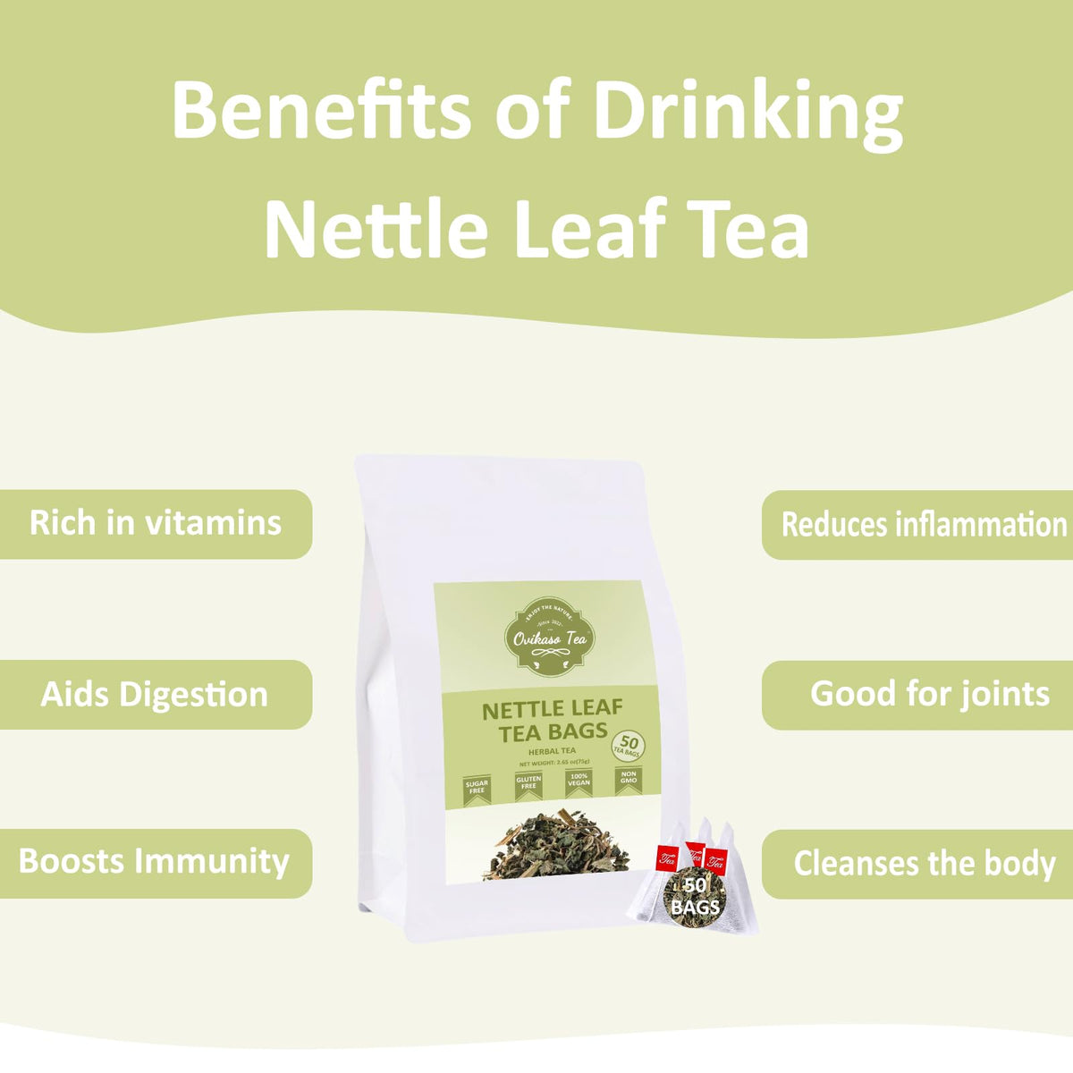 organic nettle leaf infusion