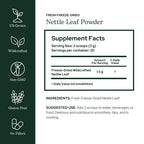 Organic nettle leaf powder for smoothies