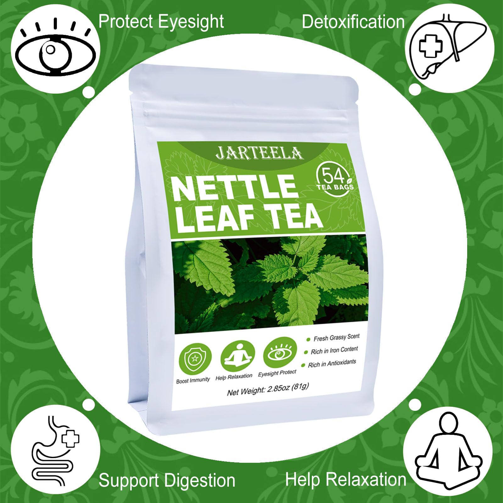 organic nettle leaf tea for wellness