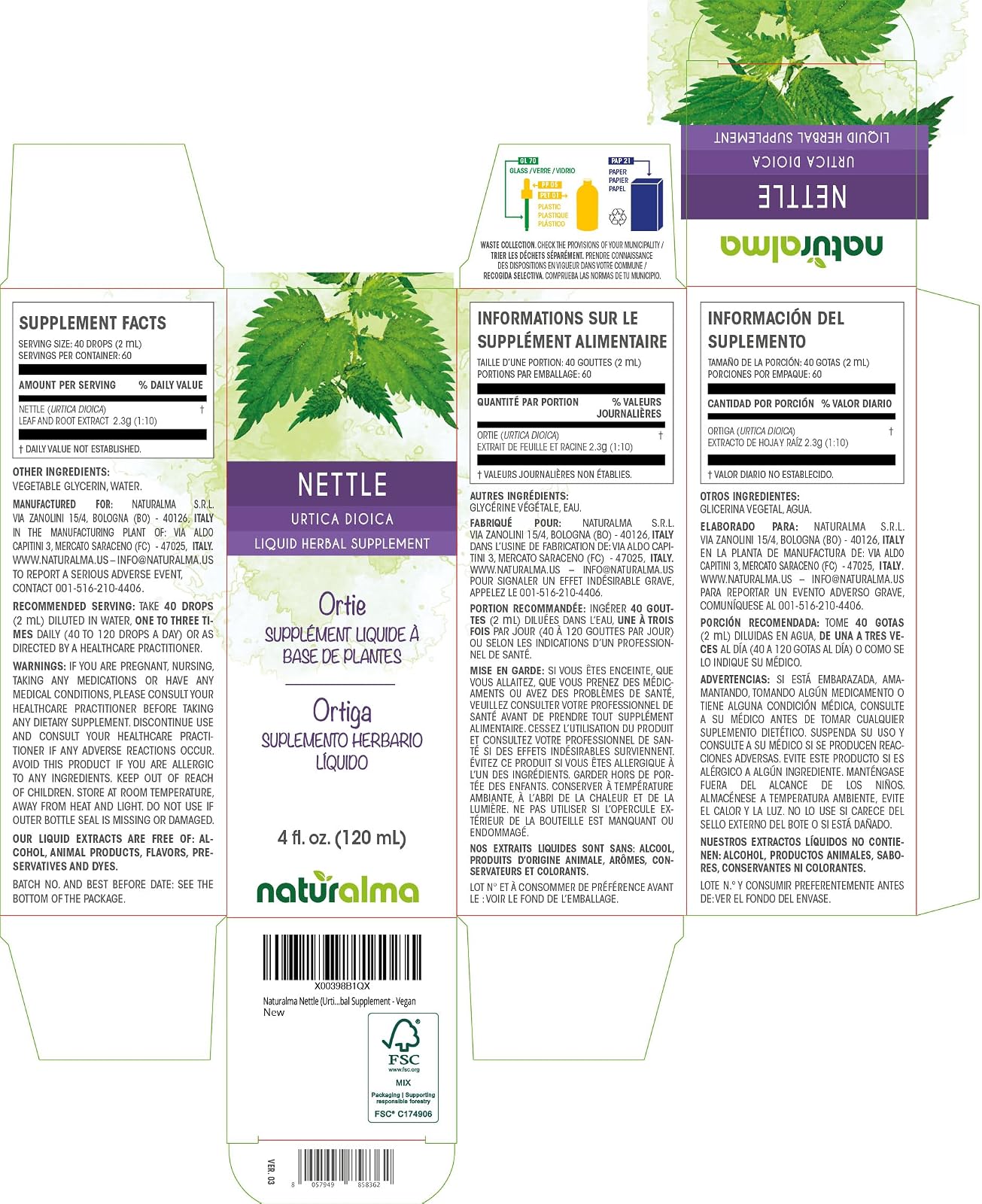 organic nettle root extract for wellness