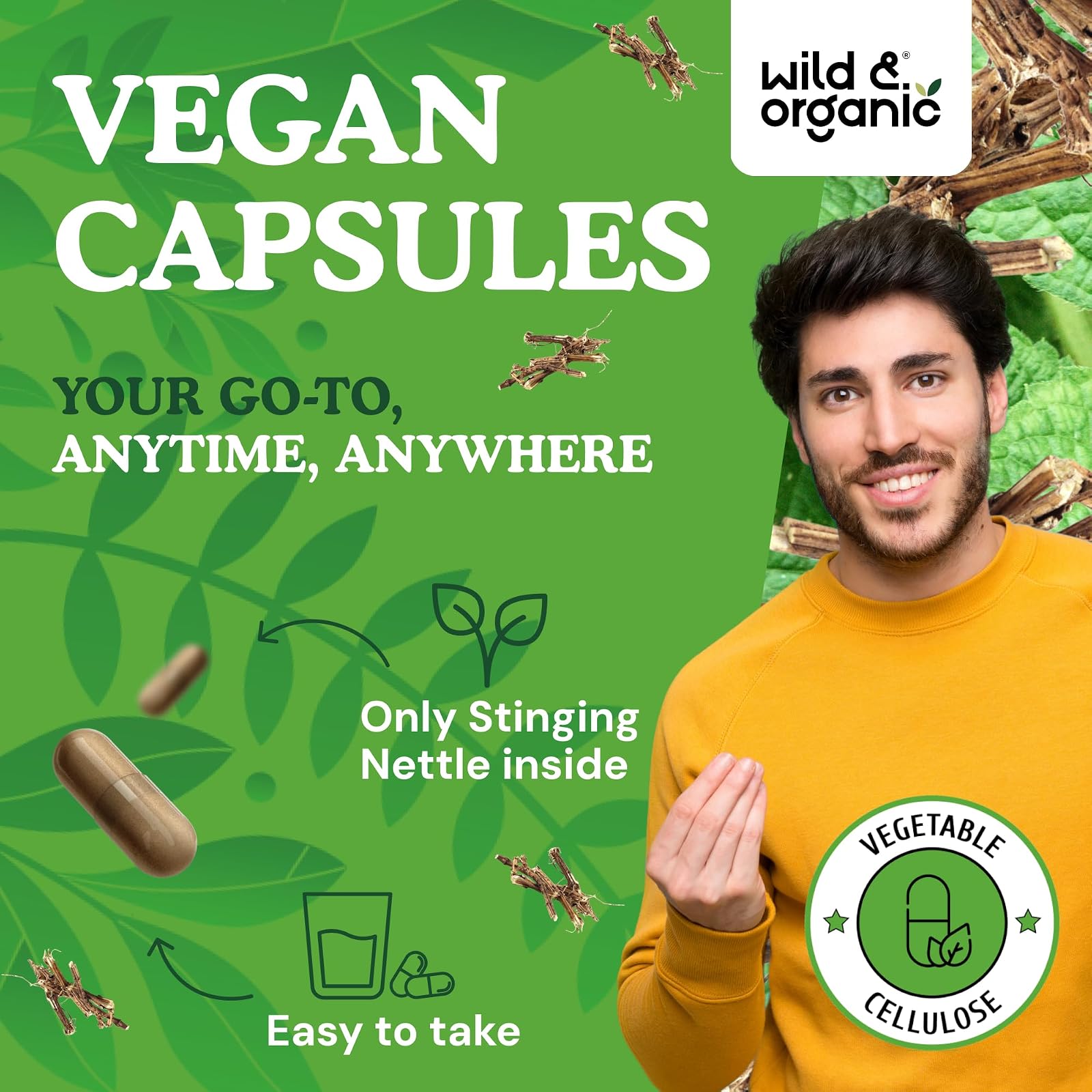 organic nettle root for wellness