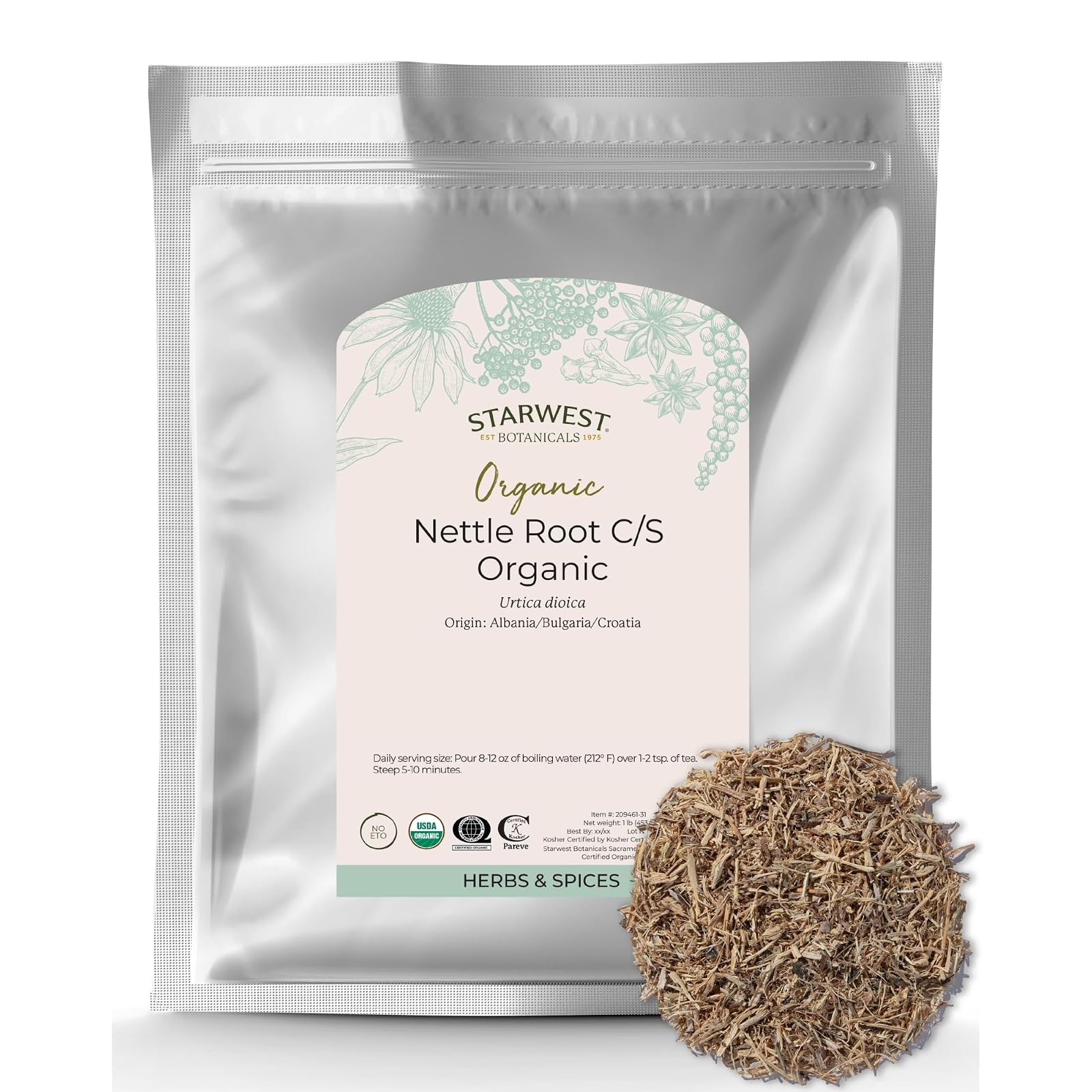 organic nettle root loose leaf