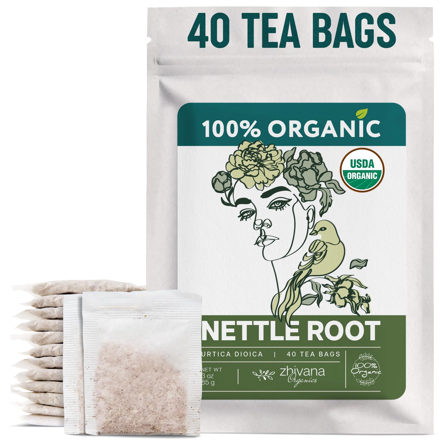 organic nettle root tea bags