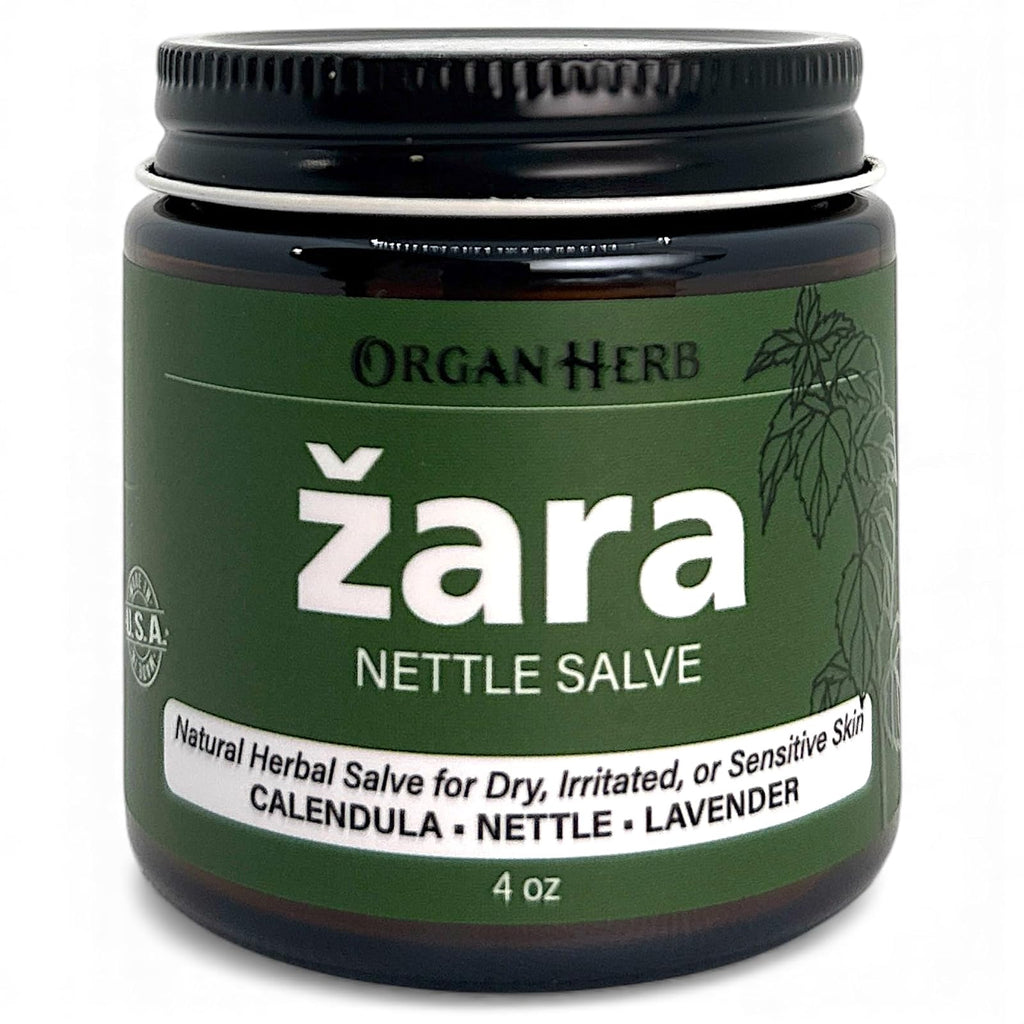 organic nettle salve for skin relief