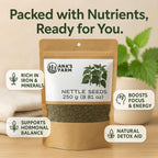 organic nettle seeds for health