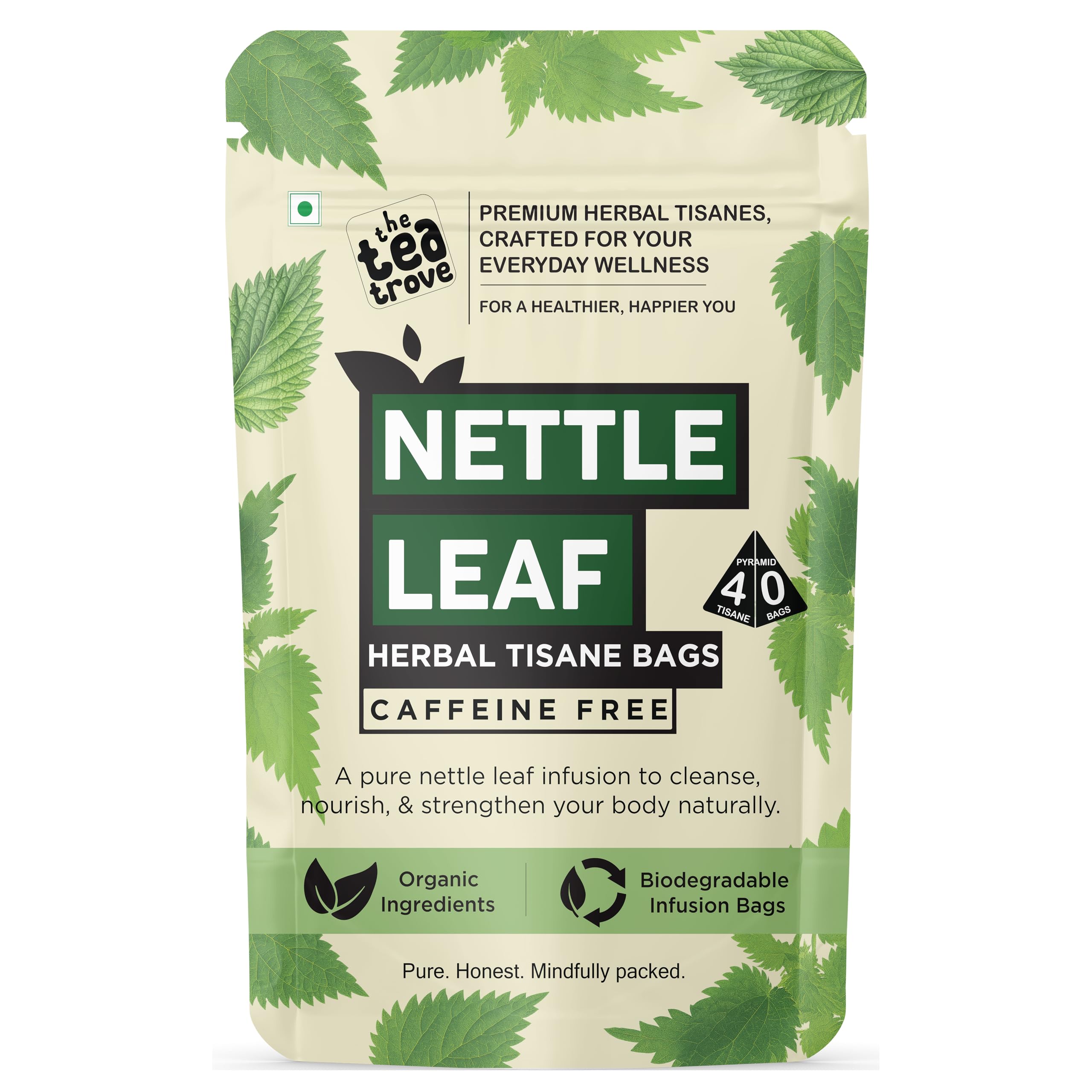 organic nettle tea bags for health