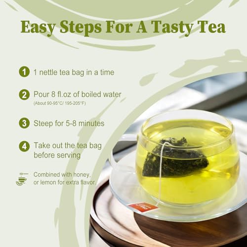 organic nettle tea for natural relief