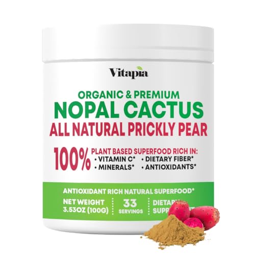 Organic nopal cactus for skin health