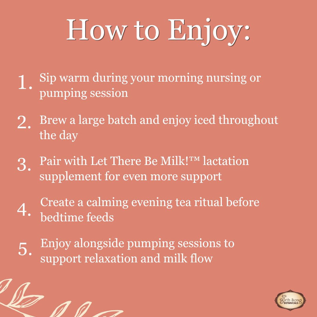 organic nursing tea for new moms