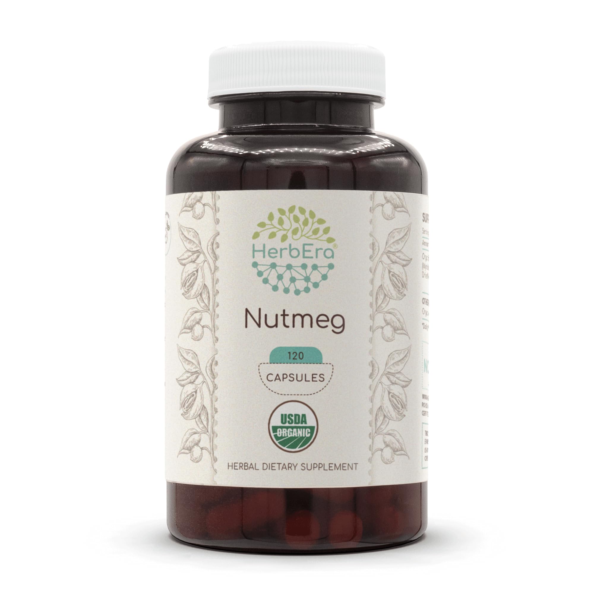organic nutmeg herbal capsules