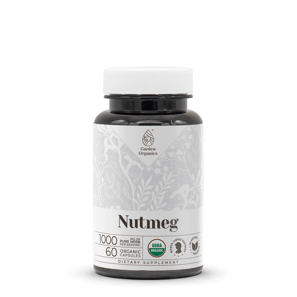 organic nutmeg supplement capsules