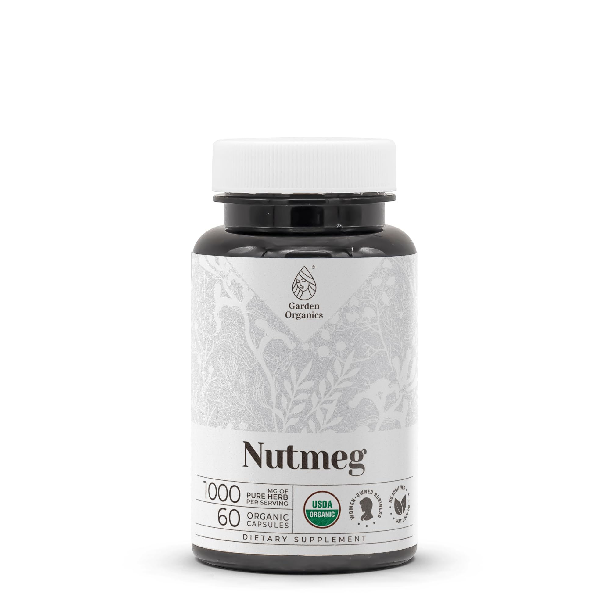 organic nutmeg supplement capsules