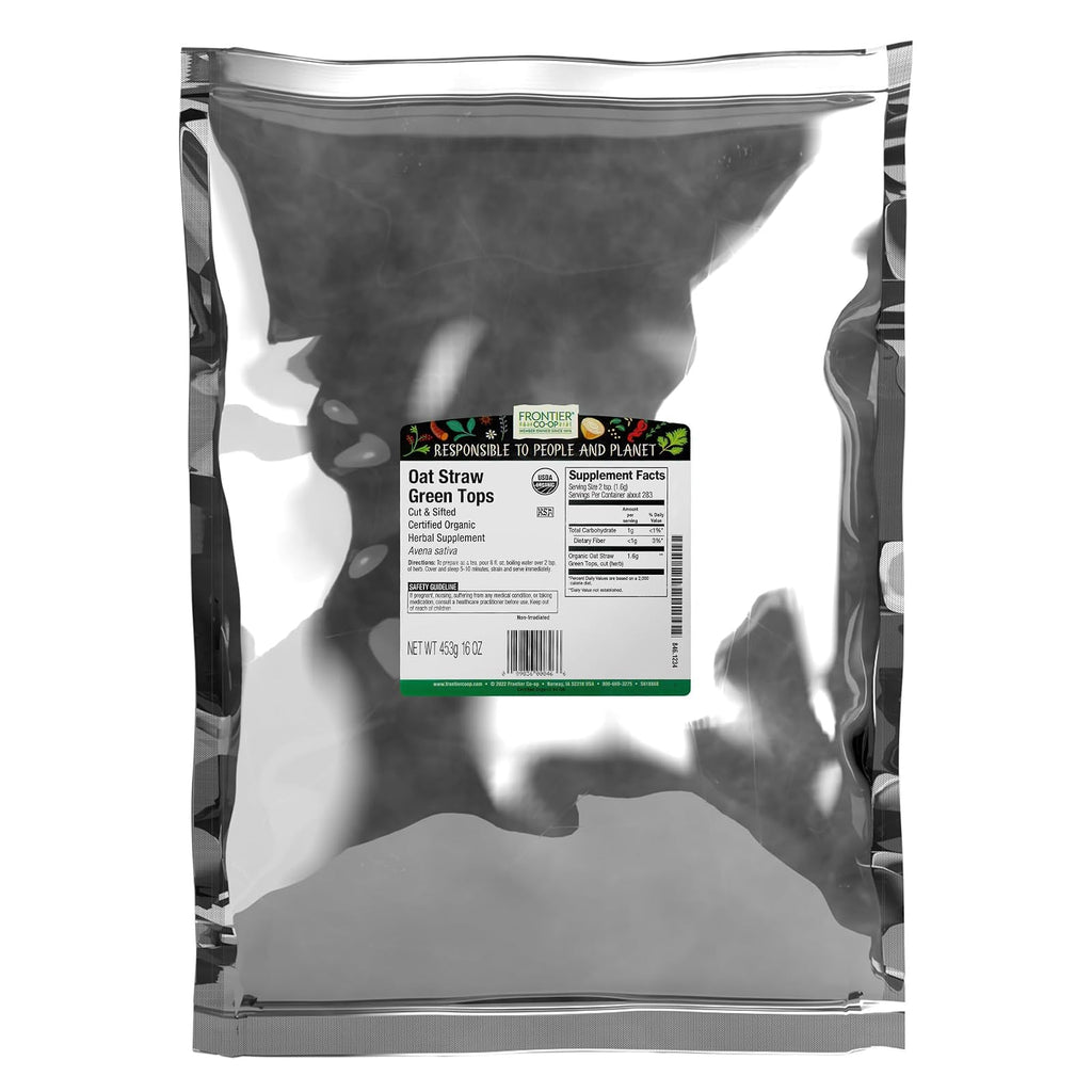 organic oatstraw green tops herb