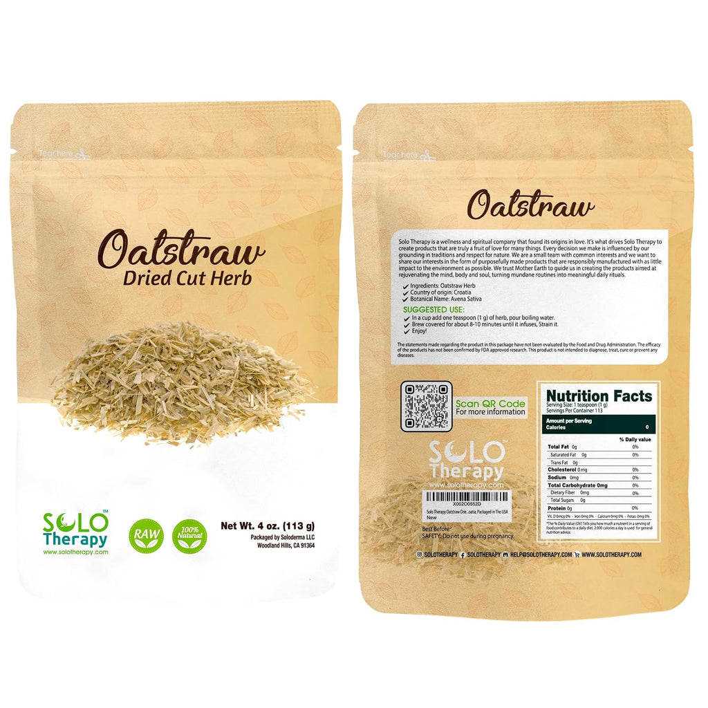 organic oatstraw herbal tea