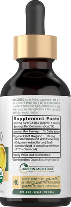 organic oil of oregano benefits