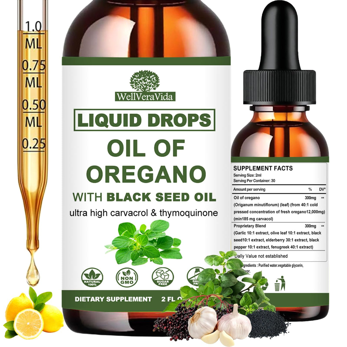 organic oil of oregano supplement