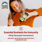 organic olive leaf for wellness